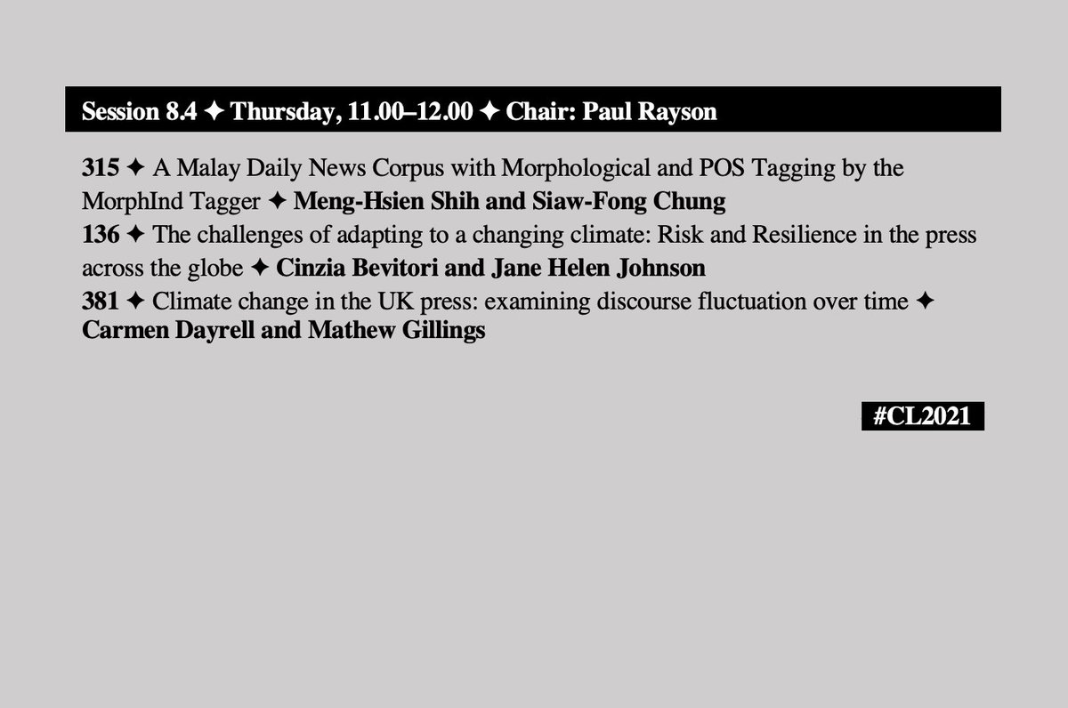 Paul Rayson on Twitter: "And for the final set of talks today, I'm wondering whether @antlabjp ...