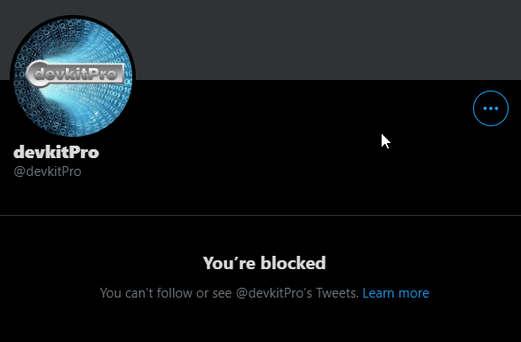 PabloMK7 on Twitter: "UPDATE: This is devkitpro's response to the situation, blocking me from ...