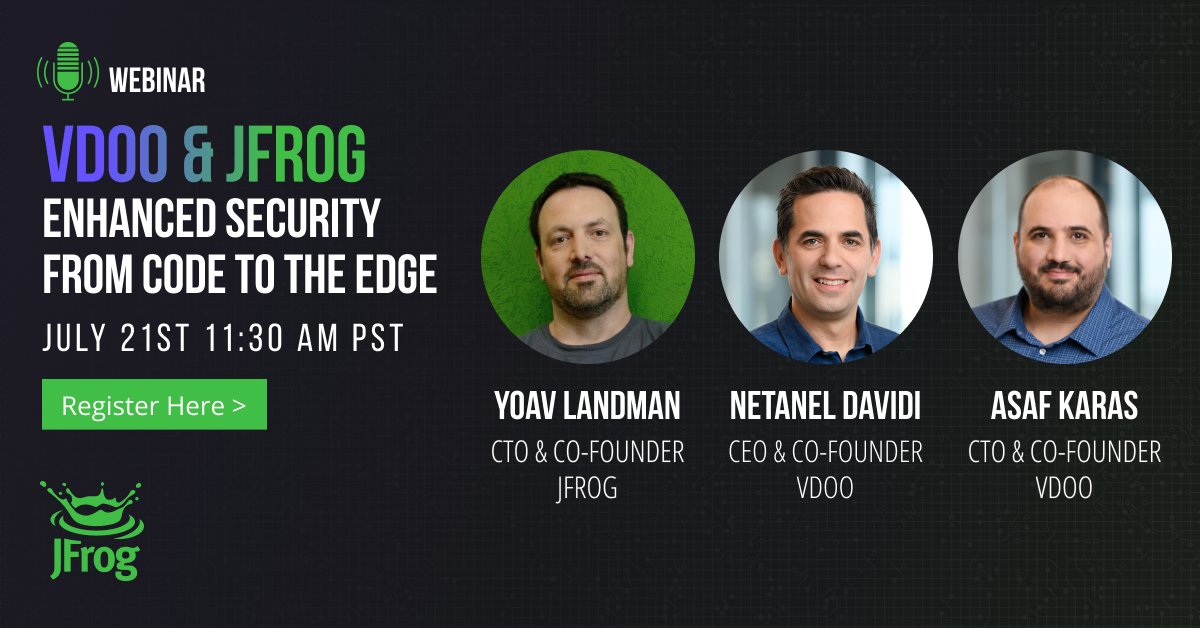 JFrog Security (@JFrogSecurity) | Twitter