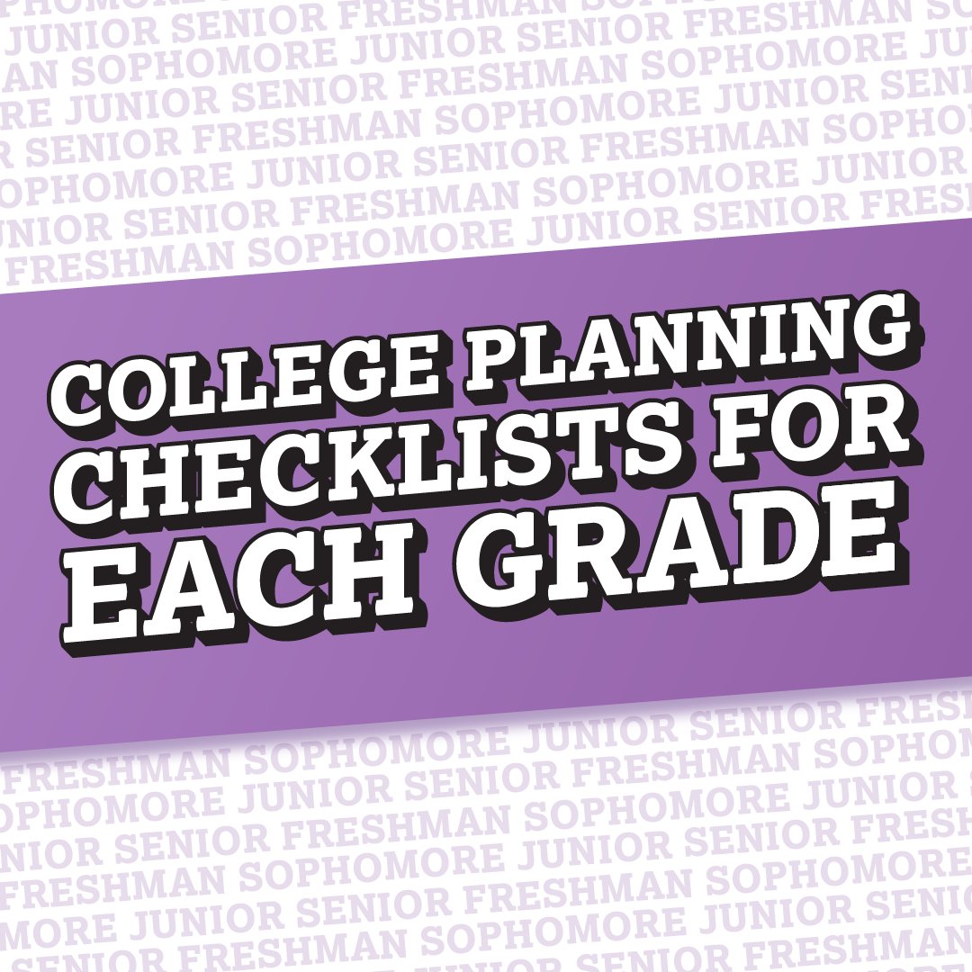 The College Board on Twitter: "College Planning Checklists for Each ...