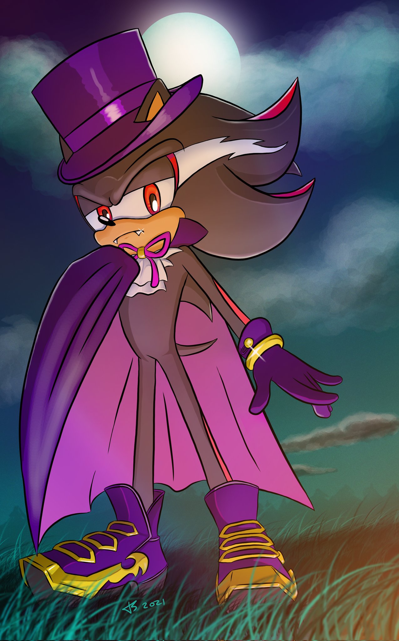 Shadow The Hedgehog As A Vampire