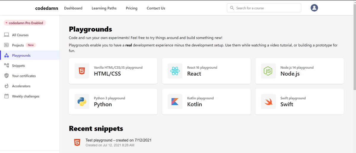 Why To Choose Codedamn As Your Learning Platform 👇 ️ Structured Learning Paths Beginners Always