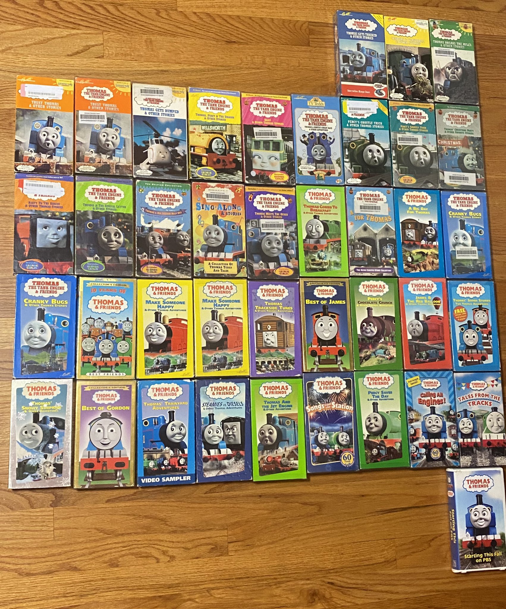 Thomas And Friends Dvd Vhs Collection