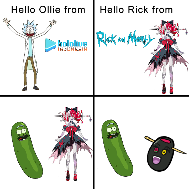 「Basically, zombie is pickle human right... right?? Here is t」Agitoの漫画