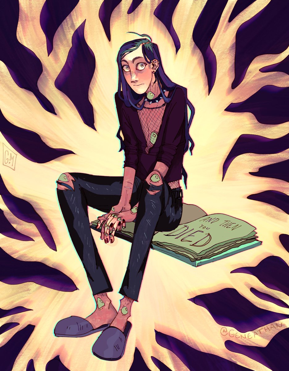 「gerard "full body burn scar" keay 」|gene genieのイラスト