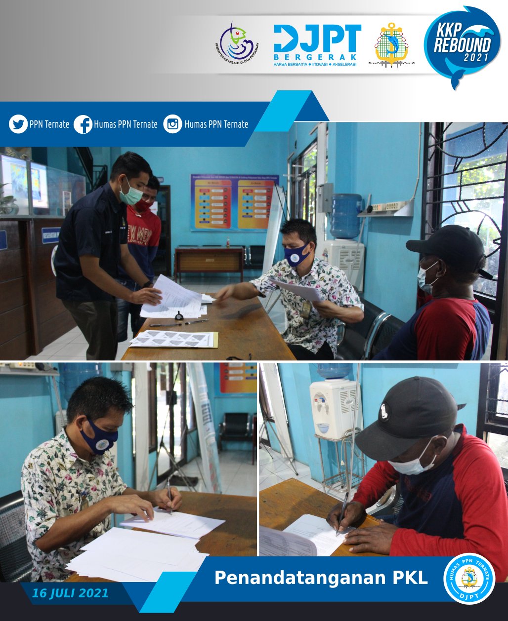 Pelabuhan Perikanan Nusantara Ternate on Twitter: "Syahbandar PPN Ternate melakukan pengesahan ...