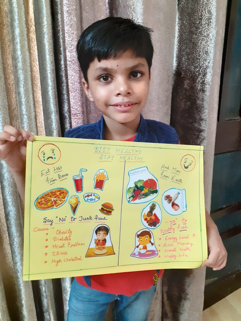 Say No To Junk Food Poster