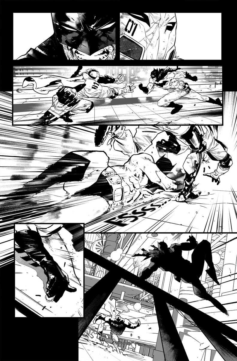 「Batman 100 cover #wip from the layout, to your hands!. @J」Jorge Jiménezの漫画