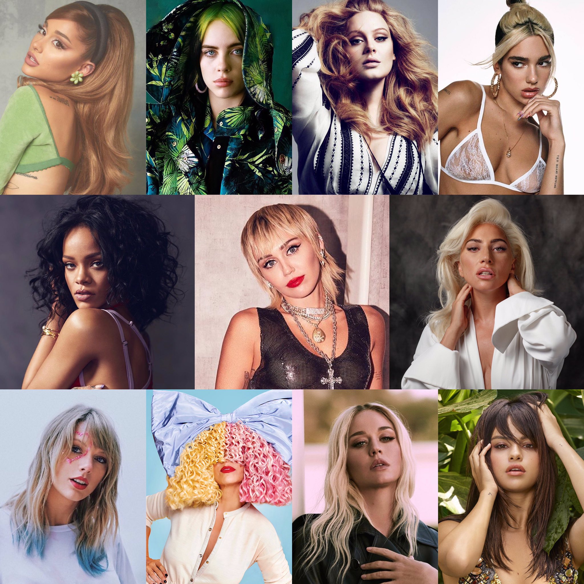 Selena Gomez And Taylor Swift And Miley Cyrus