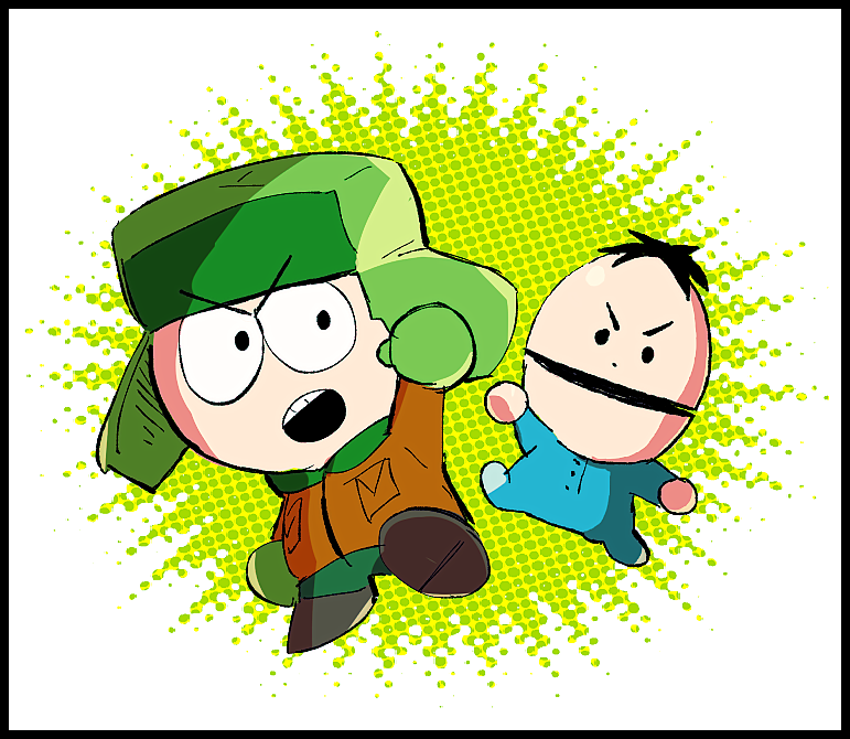 South Park Kyle And Ike Kick The Baby