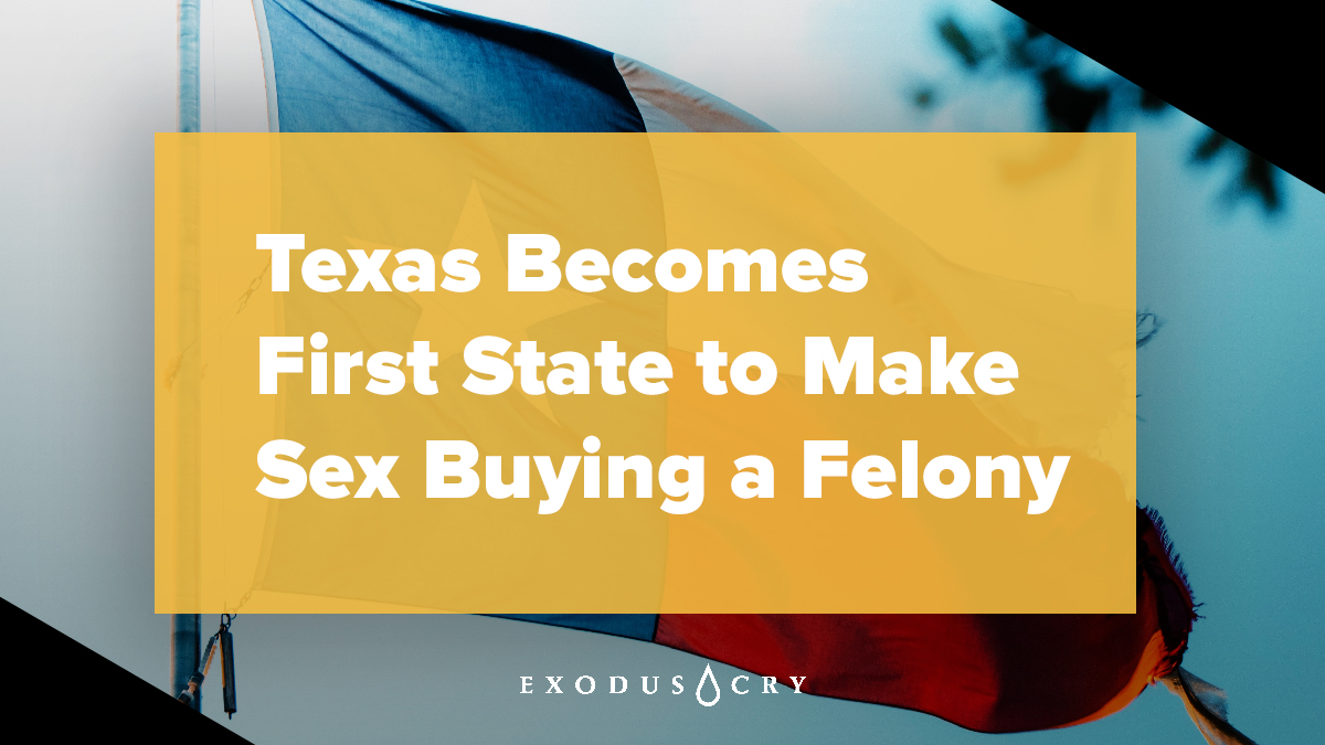 Exodus Cry On Twitter Texas Has Become The First Us State To Make Sex