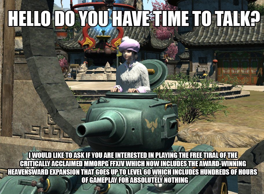 hews on Twitter: "play the critically acclaimed MMORPG FINAL FANTASY XIV that has a free trial ...