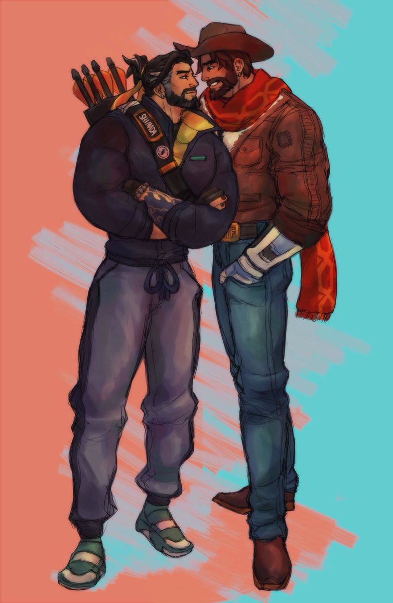 The cowboy and that archer guy...... th」|💫kirschのイラスト