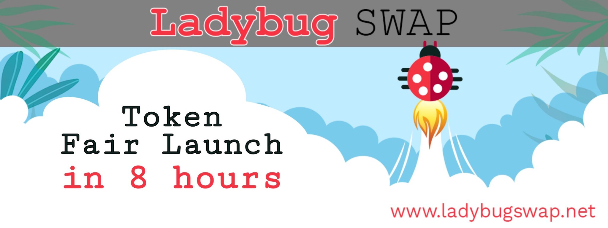 Ladybug Swap on Twitter: "🚀 8 hours to go! 🐞 #LBUG Token Fair Launch $LBUG #Yieldfarming # ...