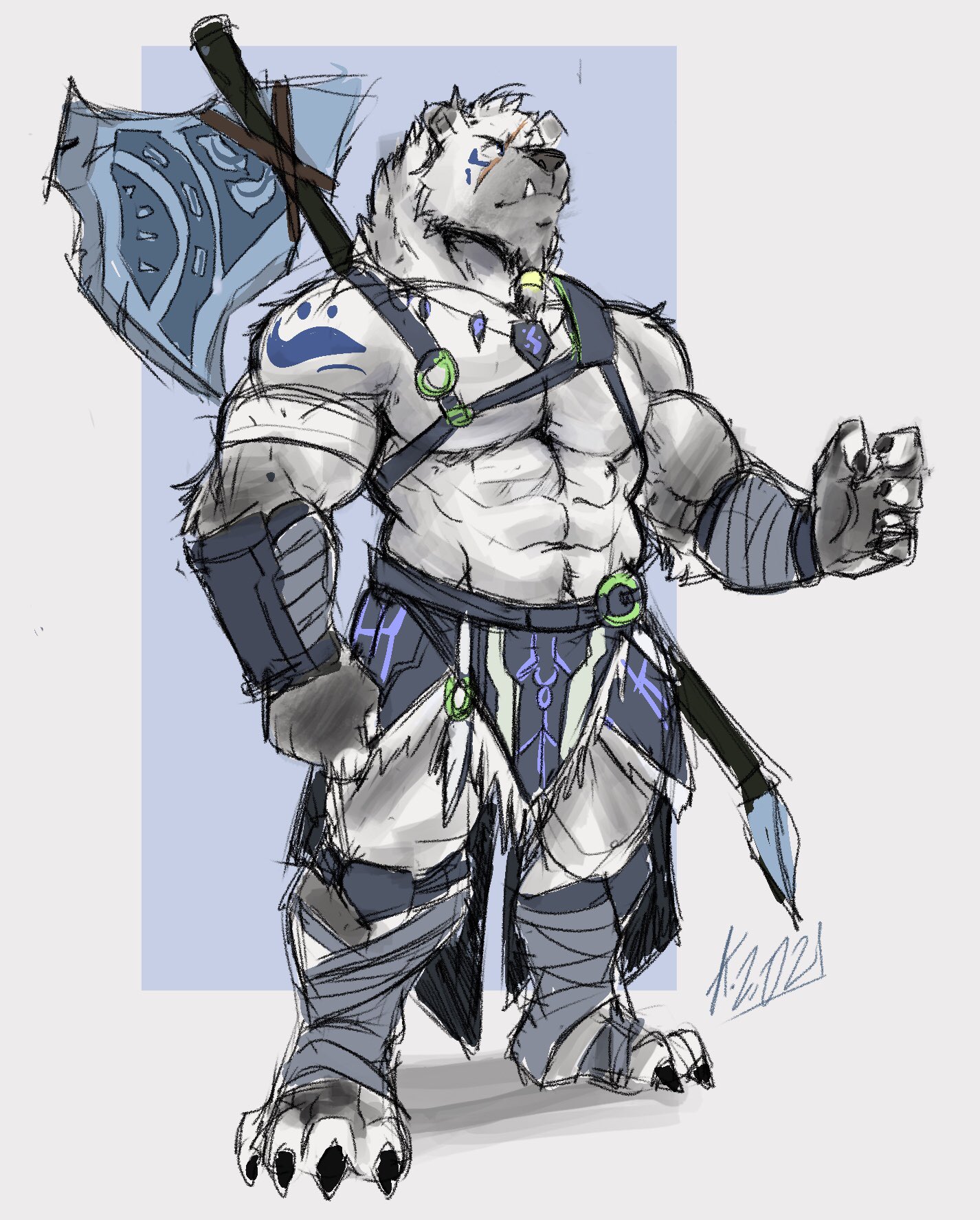 Anthro Polar Bear