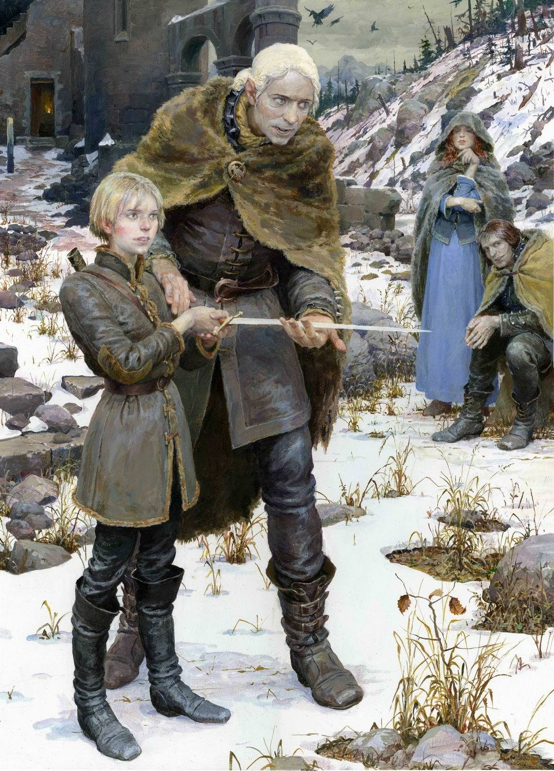 The Witcher-Illustrazioni "vecchio stile"