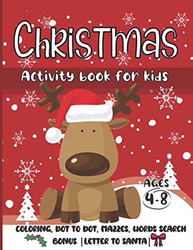 [PDF] READ Christmas Activity Book for Kids 4-8: 72 Christmas Coloring ...
