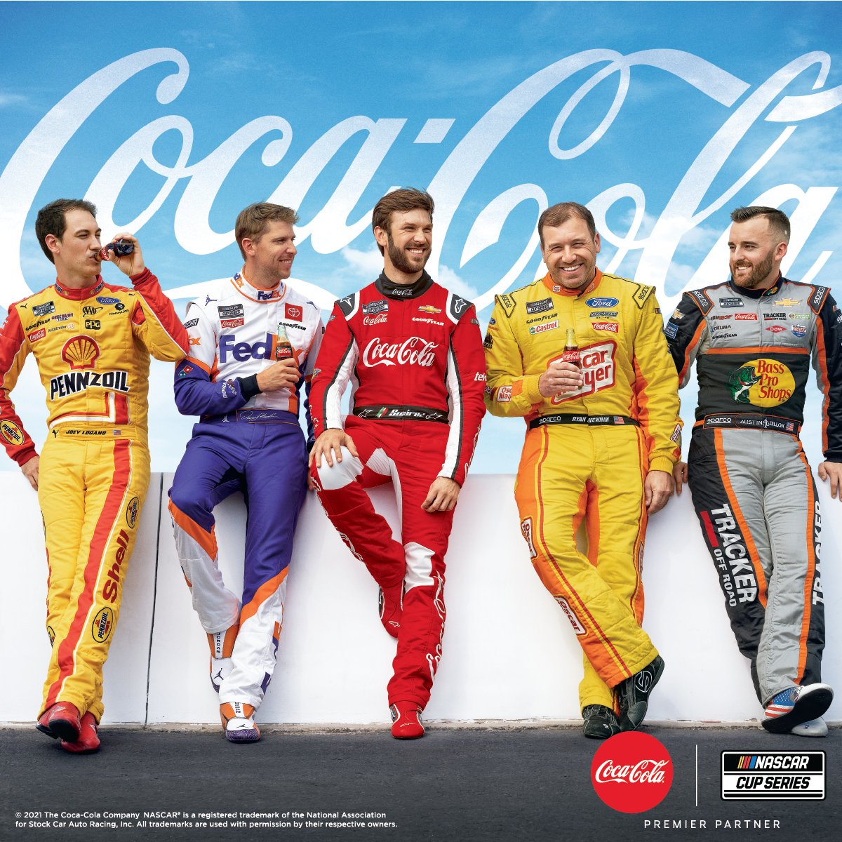 Coca Cola Racing Drivers