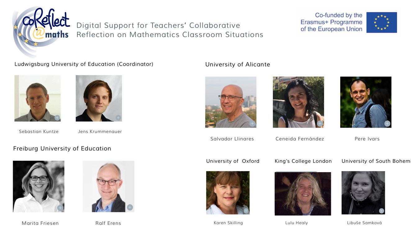 CoReflect@maths Project on Twitter: "Please join Working Group 5 #PME44 to hear about using ...