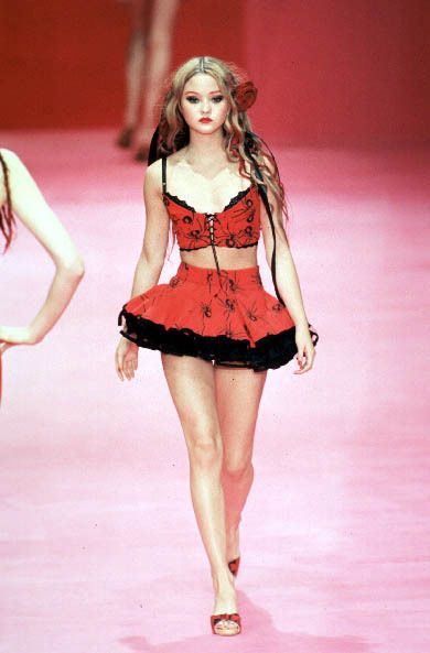High End Homo on Twitter: "Devon Aoki at Betsey Johnson, S/S 1999.…