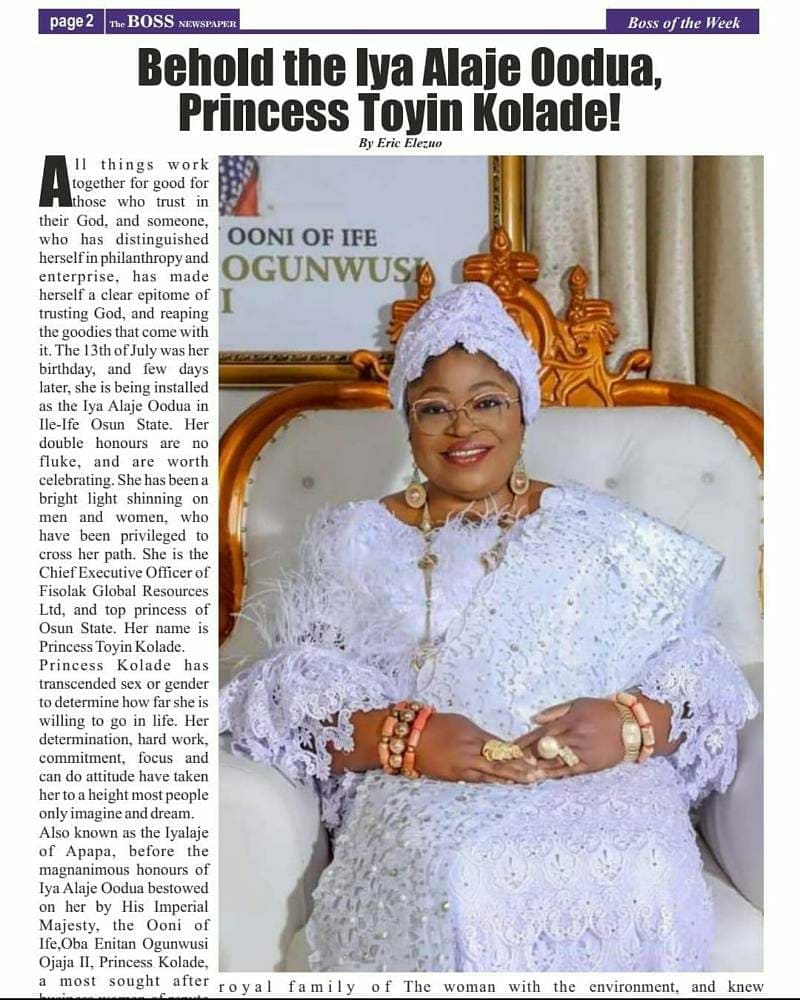 A great event in Ile-Ife yesterday when one of the most wonderful, kind ...