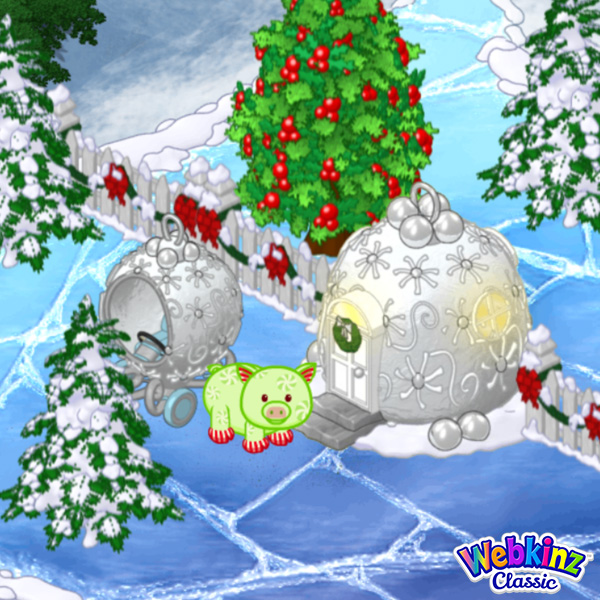 Ganz eStore on Twitter: "Your @webkinz will stay cozy and warm inside the cool Wintery Ornament ...