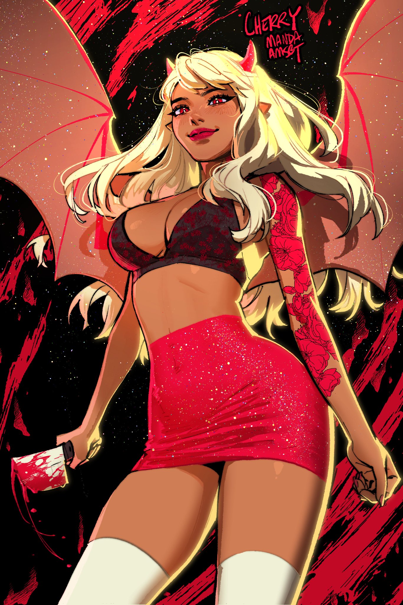 Manda 🩸comic time🩸 on Twitter: "MMM CHERRY 🍒🍒🍒 thank you guys for coming to the stream🍒🍒🍒🍒 https ...