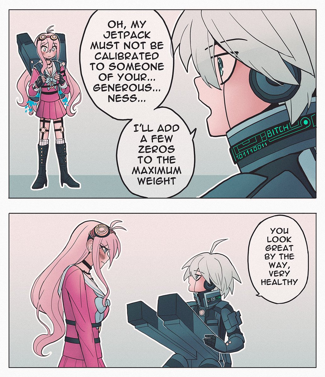 「I swear this sounded funny in my head 」Cheer 🐶🌸🩷の漫画