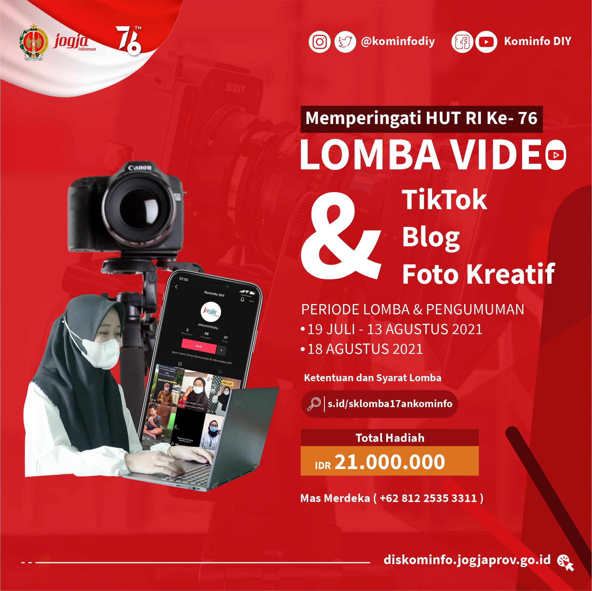 Kominfo DIY on Twitter: "Hai Lur! Dalam rangka memperingati HUT RI Ke- 76, Kominfo DIY ...