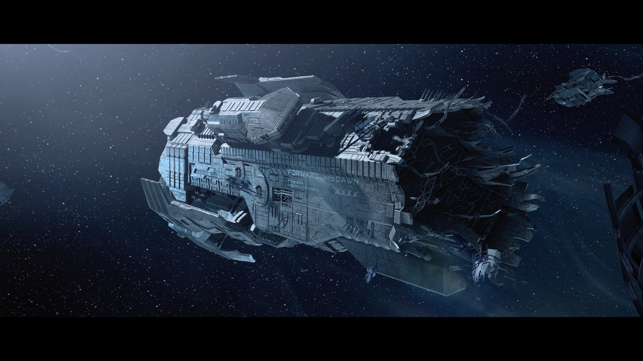 Huge Unsc Space Station