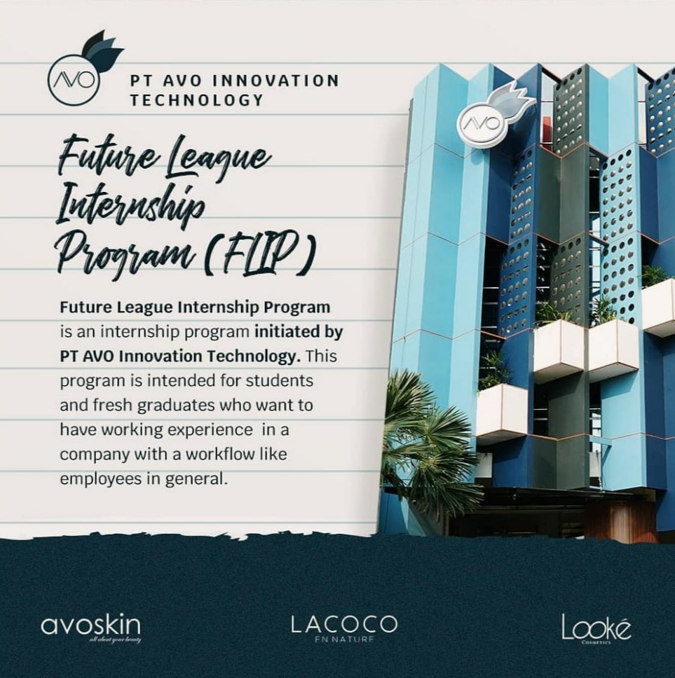 nomnom on Twitter: "#Yogyakarta PAID INTERNSHIP AT PT AVO INNOVATION ...