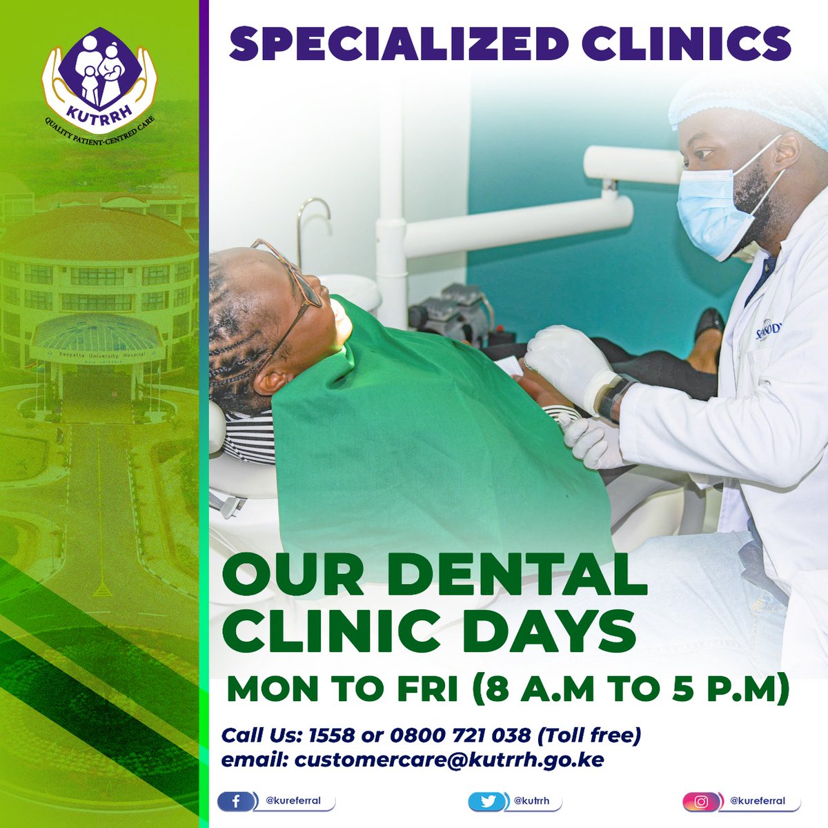 KUTRRH Operationalise Over 30 Specialised Clinics. - Kenyatta ...