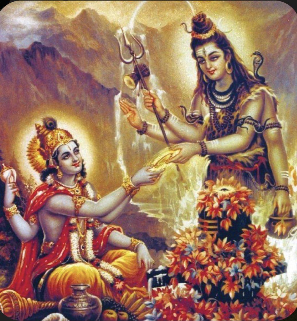 Lord Vishnu And Shiva Fight