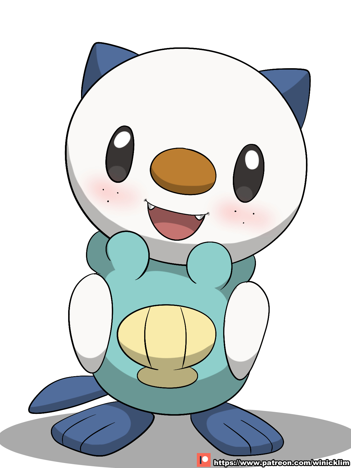 Oshawott Drawing