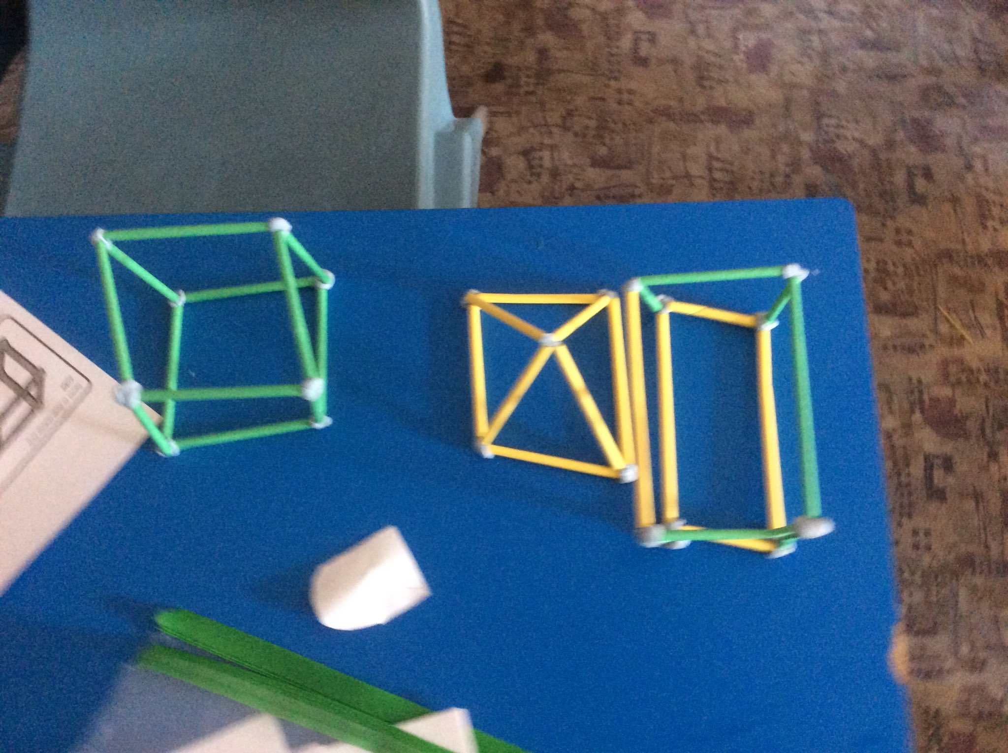 How To Make 3d Shapes With Straws