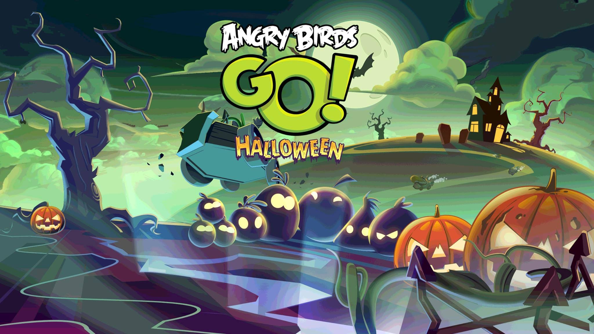 Angry Birds Go Wallpaper