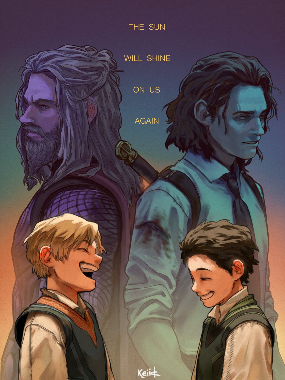 Loki And Thor Fan Art
