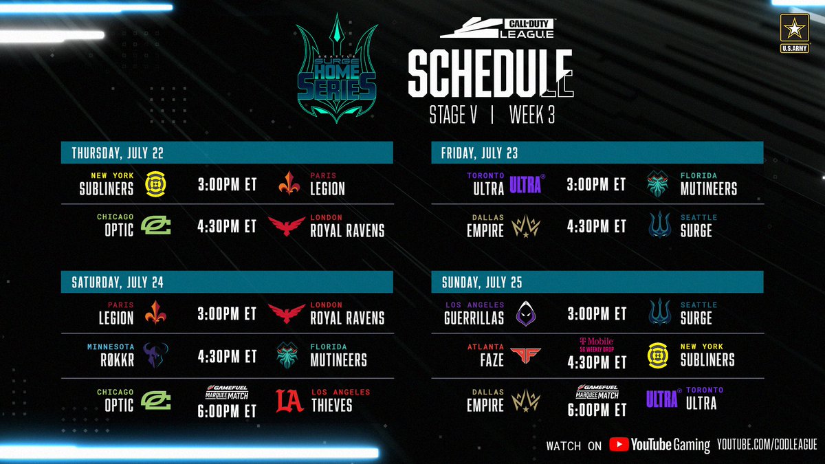 2021 Call of Duty League Stage 5 Group Play: Updated Scores, Schedule ...