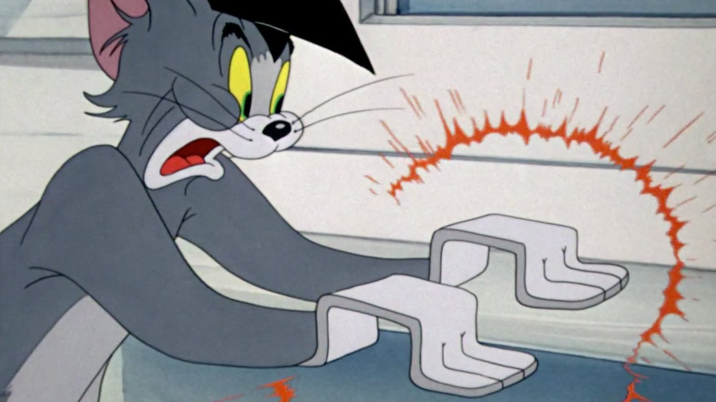 Tom From Tom And Jerry Scared