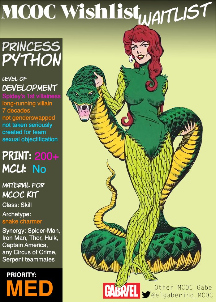 Princess Python Marvel