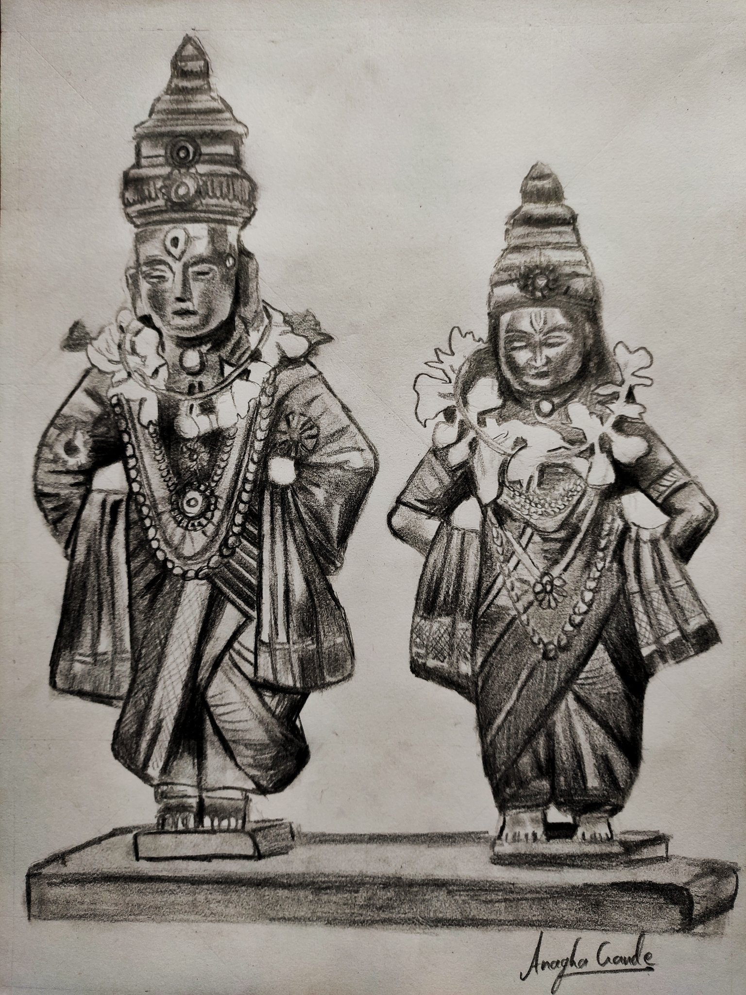 Details 80 Sketch Of Vitthal Super Hot In Eteachers