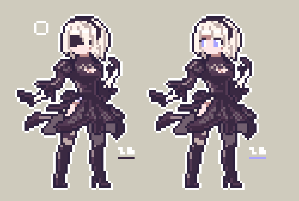 Minecraft Pixel Art Anime Grid