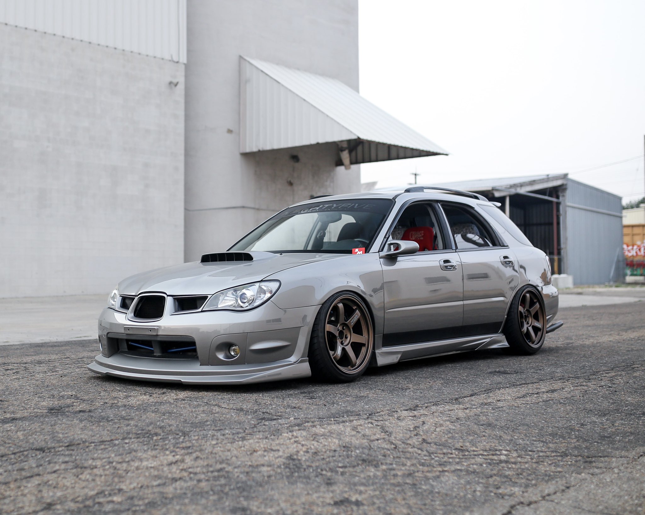 Stanced Subaru Impreza Outback Sport