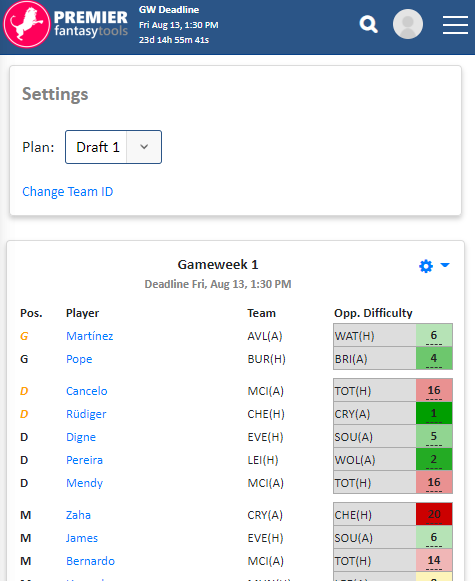 Updated FPL App Now LIVE : r/FantasyPL