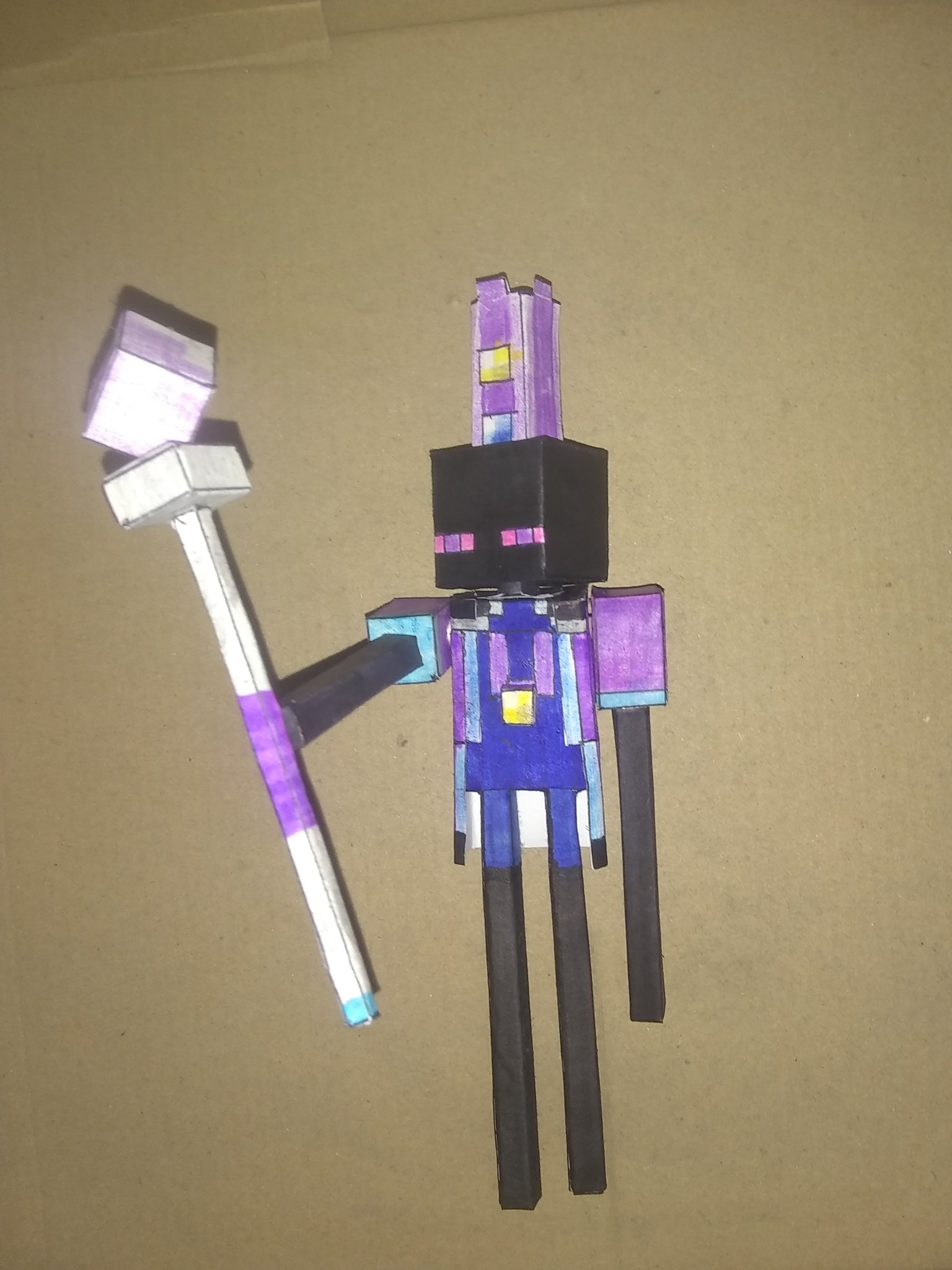 Papercraft Minecraft Enderman