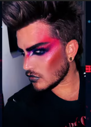 Adam Lambert With Makeup