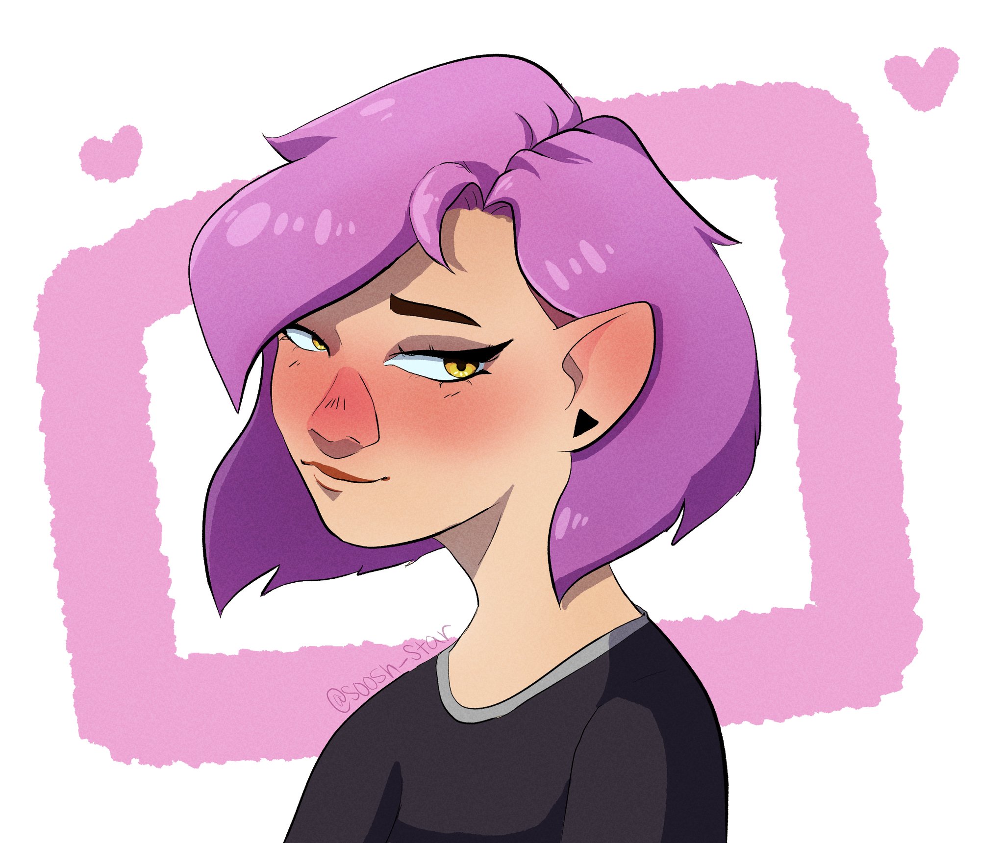 MOVED CHECK BIO on Twitter: "@pomooo26 @spicyybiscuit Hi I'm a Non Binary artist!!! I mainly do ...