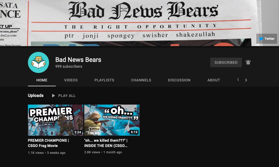 Leetify on Twitter: "Let's give the coolest bears in @CSGO a nice surprise to wake up to! 🐻 @BnB ...