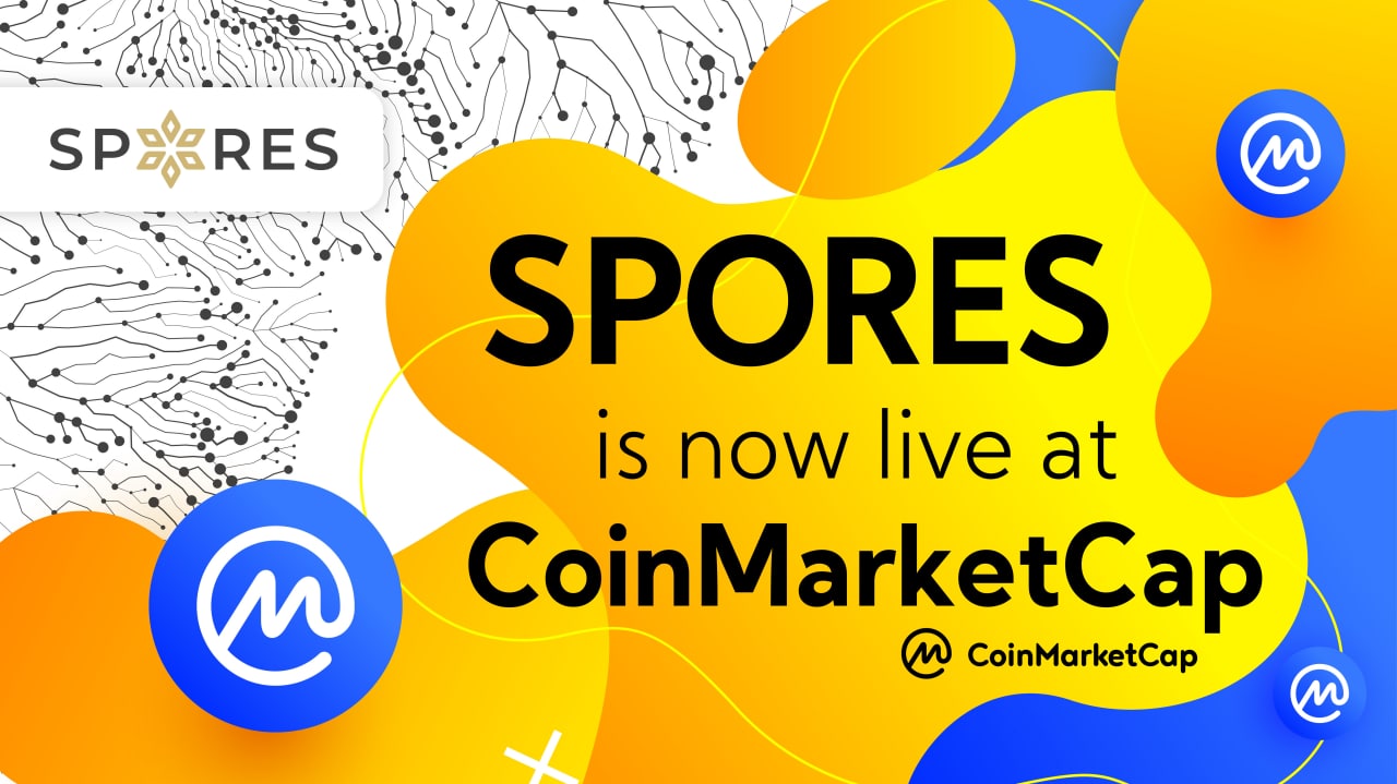 Spores Network on Twitter: "️🎉 Spores is live on CoinMarketCap Never been easier to get the ...