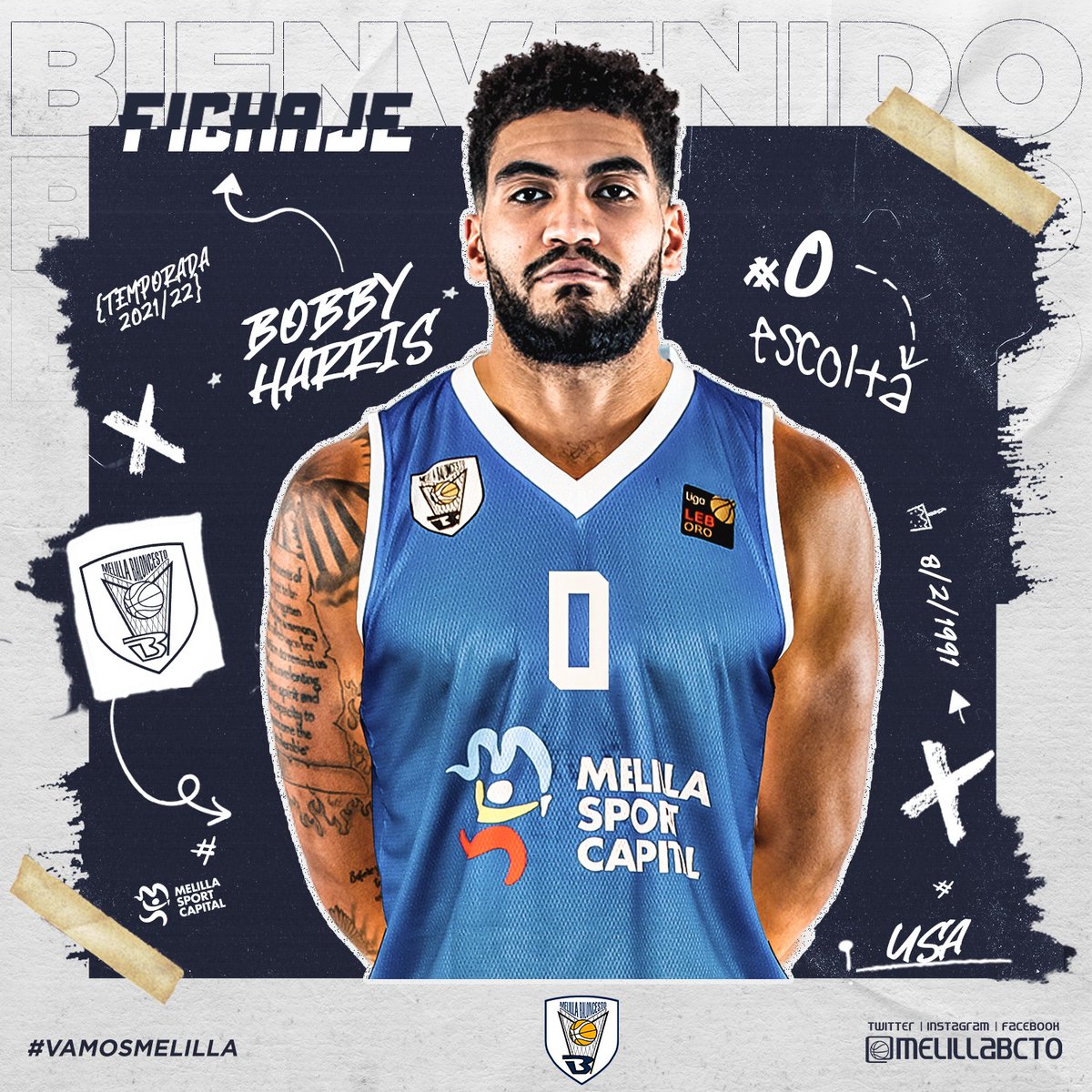 🇵🇷🇪🇸 BOBBY HARRIS SE AFIANZA EN LEB ORO TRAS SU FICHAJE POR MELILLA ...